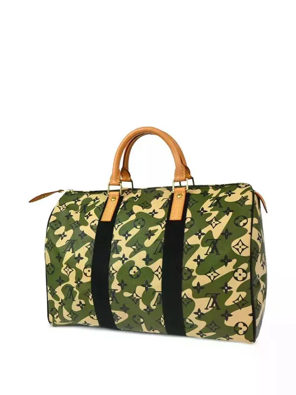 LOUIS VUITTON Monogramouflage Speedy 35 Handbag - Green