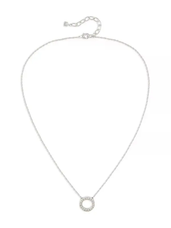 Nina Ricci 1990 Round Pendant Necklace - Silver