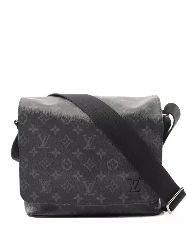 LOUIS VUITTON 2017 Monogram Eclipse Shoulder Bag - Black