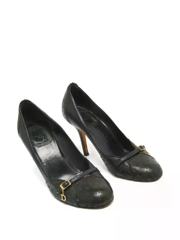 Dior 90mm Cut-out Leather Pumps