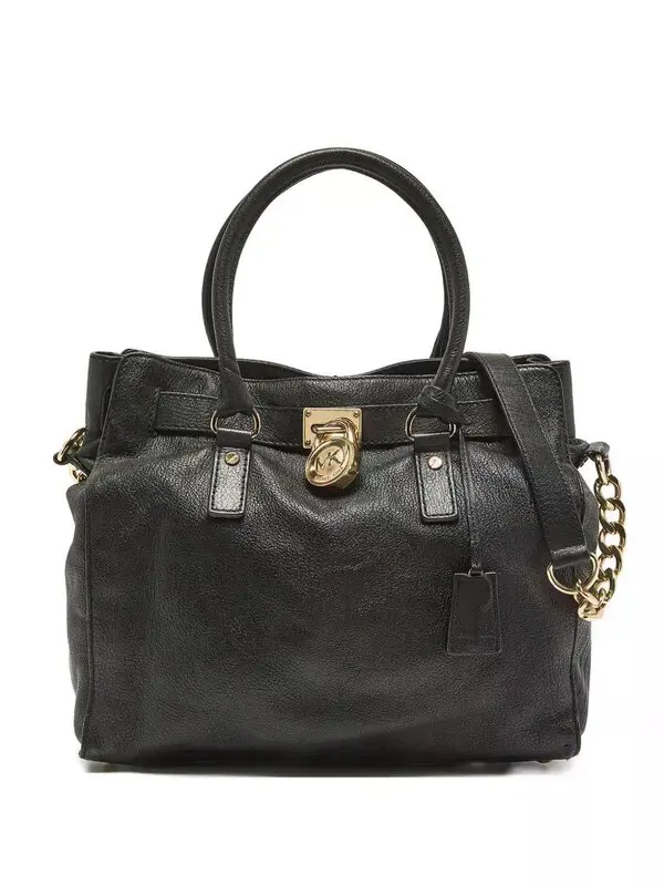 Michael Kors Vintage Hamilton Shoulder Bag - Black