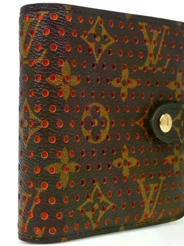 LOUIS VUITTON 2006 Monogram-perforated Compact Wallet