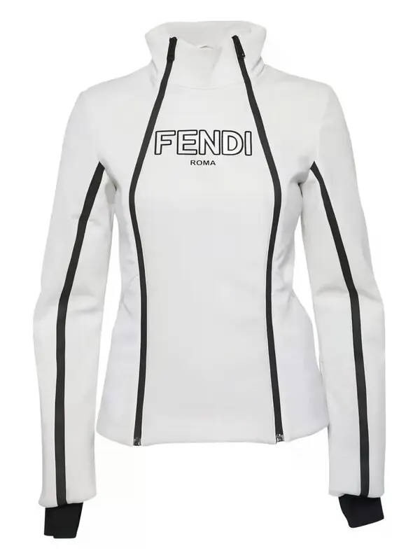Fendi Logo Panel Ski Jacket