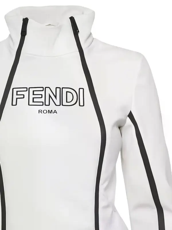 Fendi Logo Panel Ski Jacket