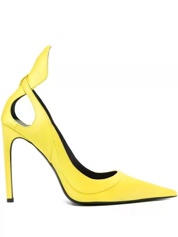 Nina Ricci 105mm Satin Cut-out Pumps