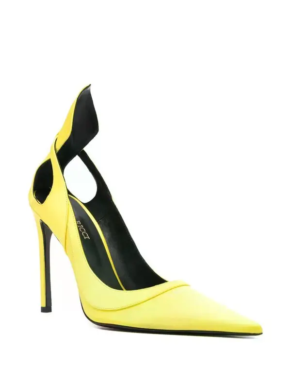 Nina Ricci 105mm Satin Cut-out Pumps