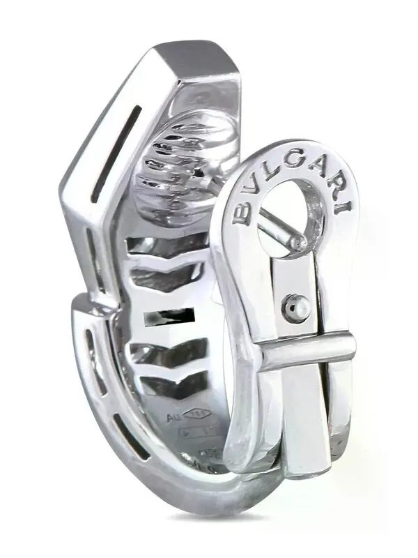 BVLGARI 18k White Gold Diamond Earrings