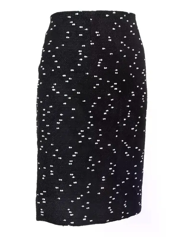 Oscar De La Renta Tweed Pencil Skirt