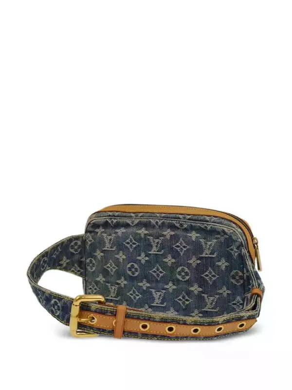 LOUIS VUITTON 2007 Monogram Denim Belt Bag