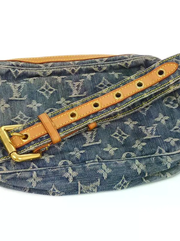 LOUIS VUITTON 2007 Monogram Denim Belt Bag