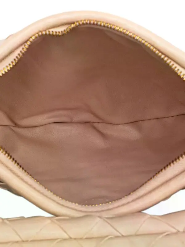 Bottega Veneta Small Nappa Intrecciato Gemelli Hobo Bag - Pink