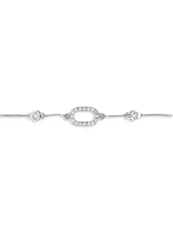 LB EXCLUSIVE 14kt White Gold Diamond Bracelet - Silver
