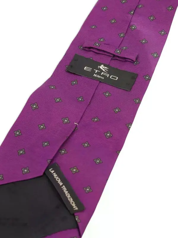 Etro Floral-print Silk Tie