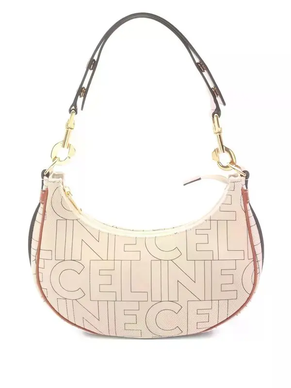 Celine 2010s Ava Logo-pattern Shoulder Bag