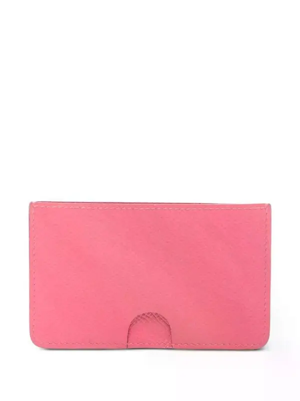 Hermès 2016 Porquerolles Leather Card Case - Pink