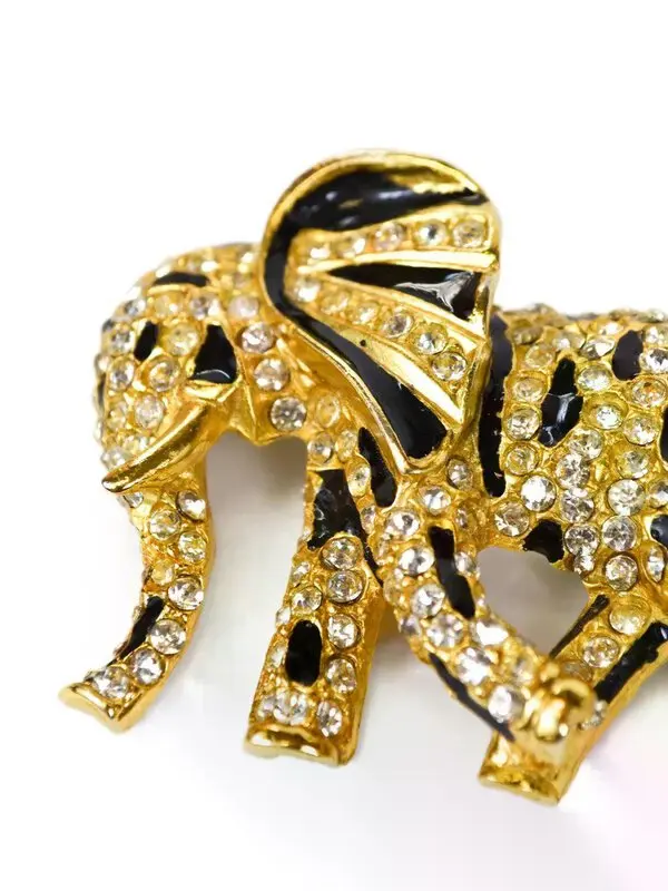 Vintage 1980s Elephant Brooch