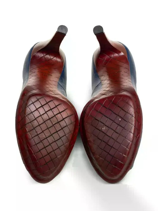 Bottega Veneta 110mm Leather Peep-toe Pumps