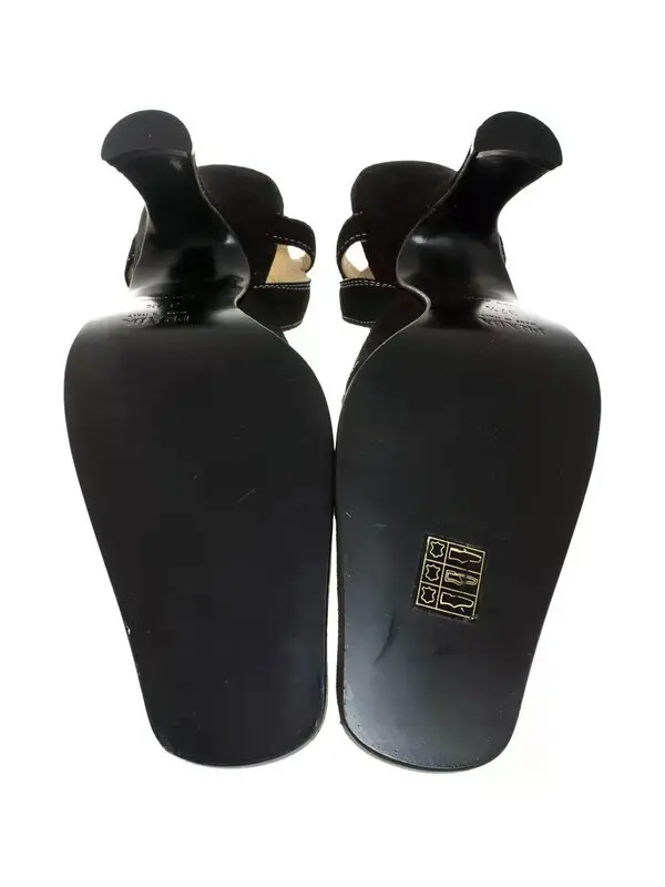 Prada 105mm Suede T-strap Pumps
