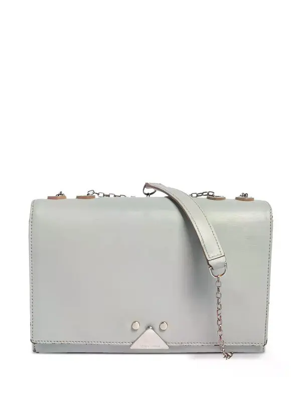 Emporio Armani Boxy Flap Shoulder Bag - Grey