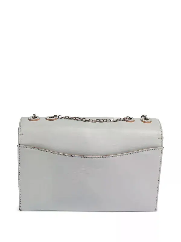 Emporio Armani Boxy Flap Shoulder Bag - Grey