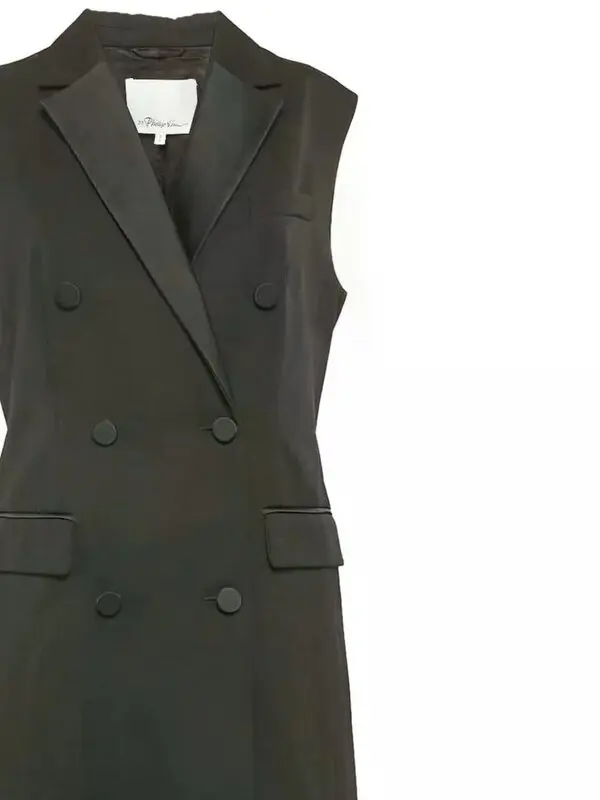 3.1 Phillip Lim Sleeveless Double-breasted Coat