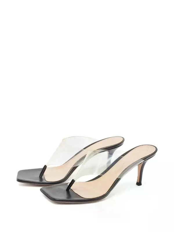 GIANVITO ROSSI 75mm Transparent-strap Sandals