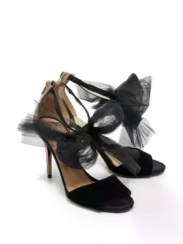 JIMMY CHOO 110mm Bow-detailing Heeled Sandals