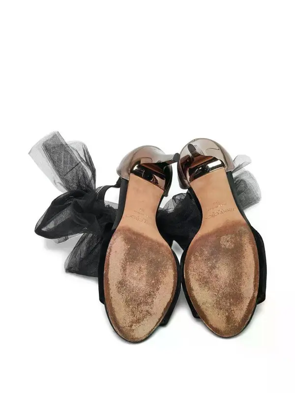 JIMMY CHOO 110mm Bow-detailing Heeled Sandals