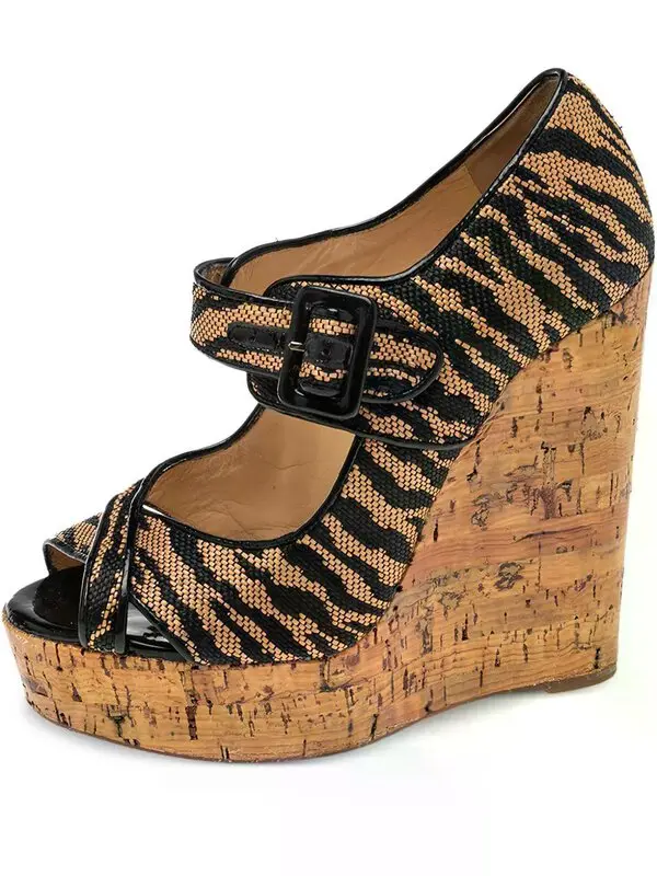 CHRISTIAN LOUBOUTIN 140mm Melides Wedged Sandals