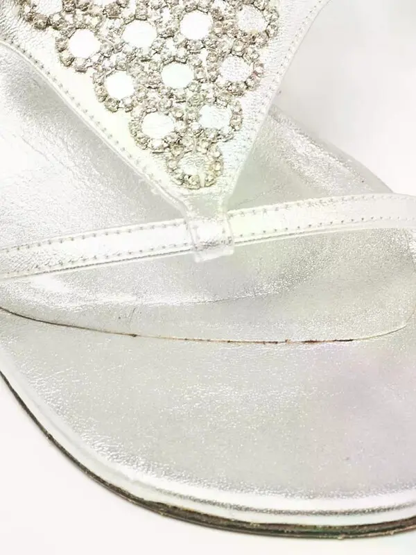 STUART WEITZMAN 95mm Rhinestone-embellished Ankle-strap Sandals