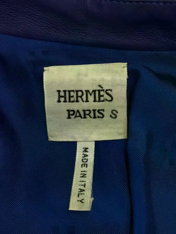 Hermès 2010 Leather Coat