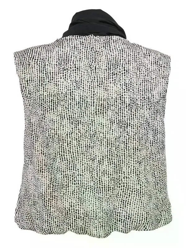 Elisabetta Franchi Silk Polka Dot Top