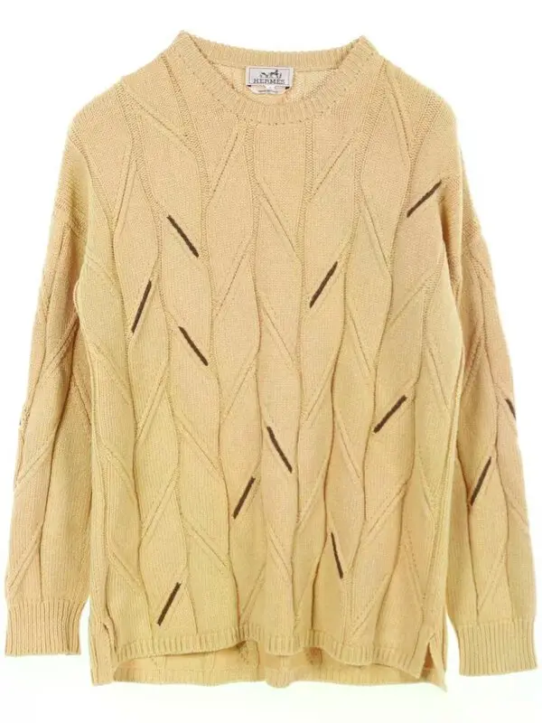 Hermès 2010s Cable-knit Sweater