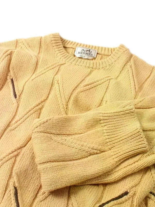 Hermès 2010s Cable-knit Sweater