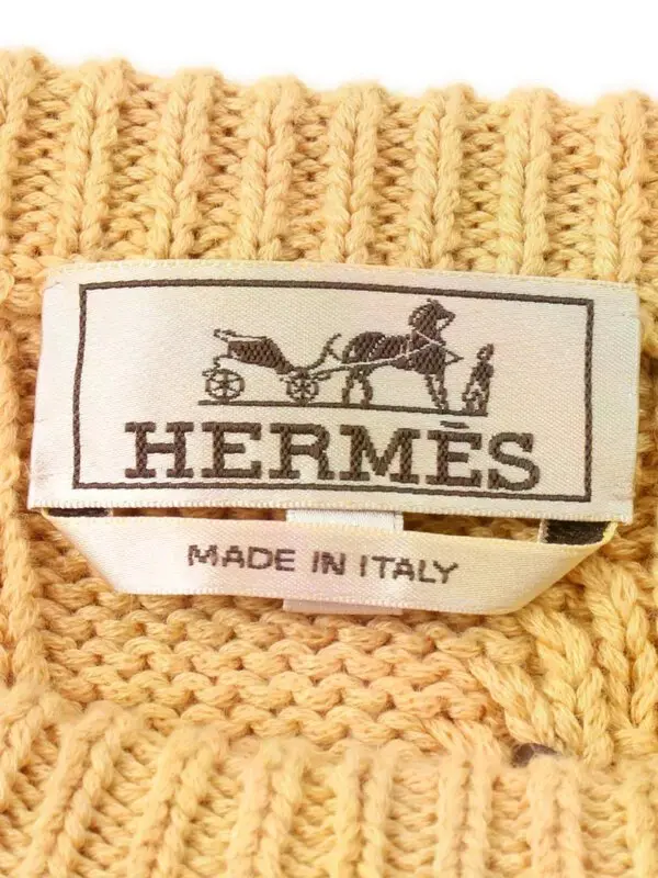 Hermès 2010s Cable-knit Sweater