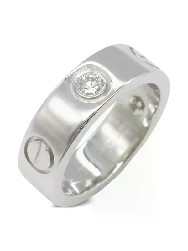 CARTIER 2010s 18k White Gold Diamond Ring
