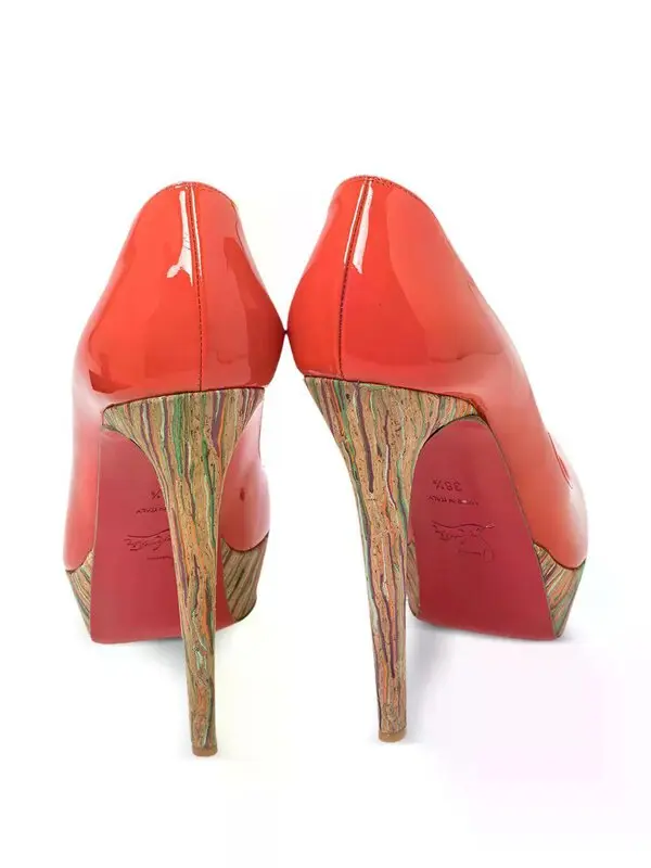 CHRISTIAN LOUBOUTIN 130mm Lady Peep Pumps - Red