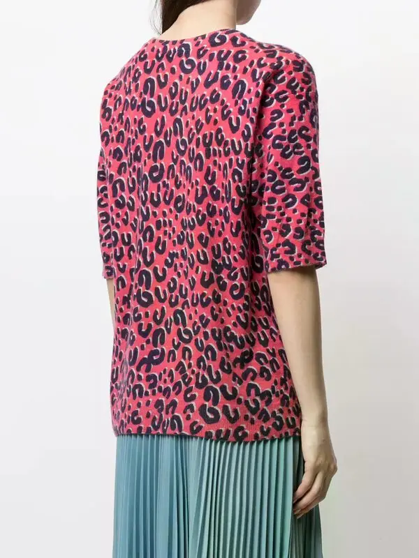 LOUIS VUITTON Stephen Sprouse Leopard Jumper