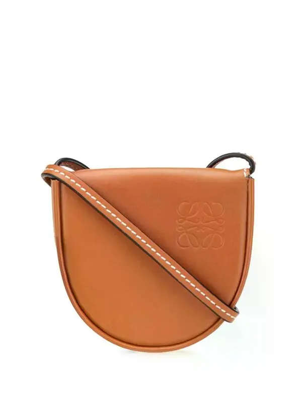 Loewe Mini Heel Pouch Crossbody Bag - Brown