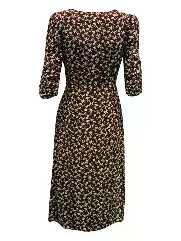 Ba&sh Floral-print Wrap Midi Dress