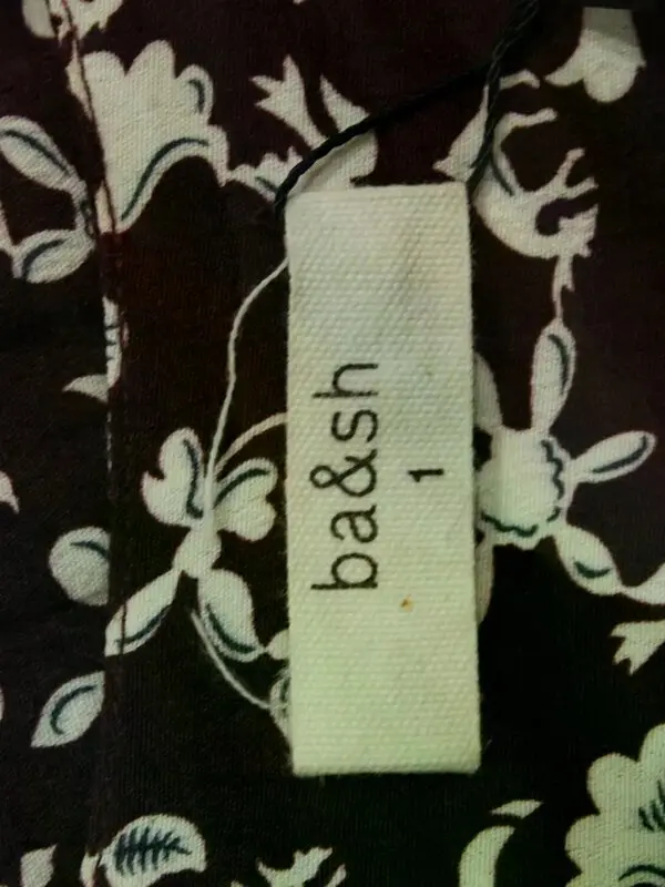 Ba&sh Floral-print Wrap Midi Dress