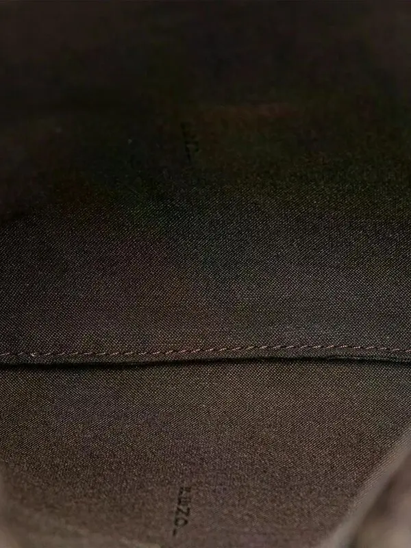 Fendi Zucchino Spalmati Crossbody Bag - Brown