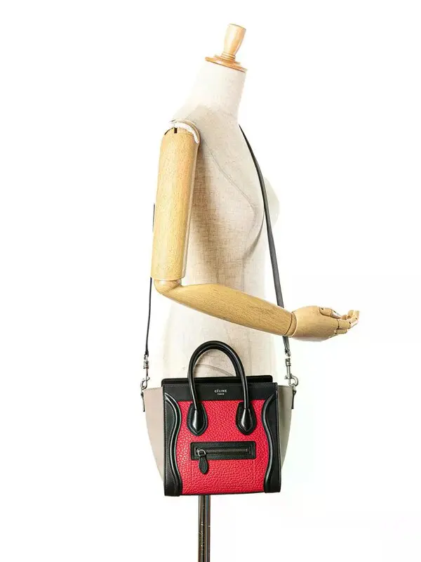 Celine Nano Tricolor Luggage Tote - Multicolour