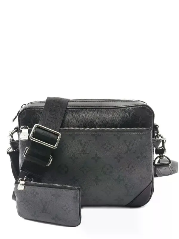 LOUIS VUITTON 2021 Monogram Eclipse Messenger Bag - Black