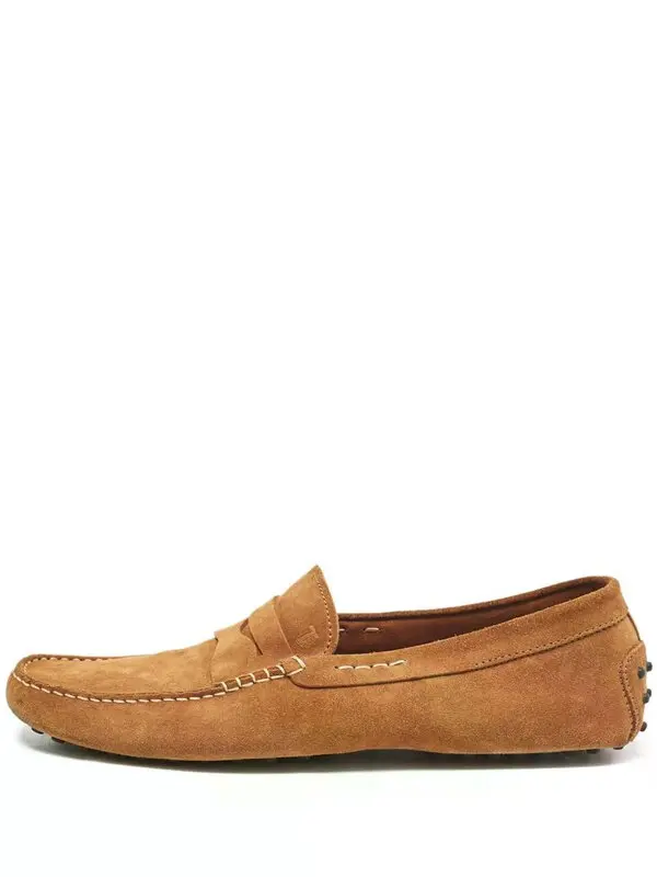 TOD'S Suede Penny Loafers