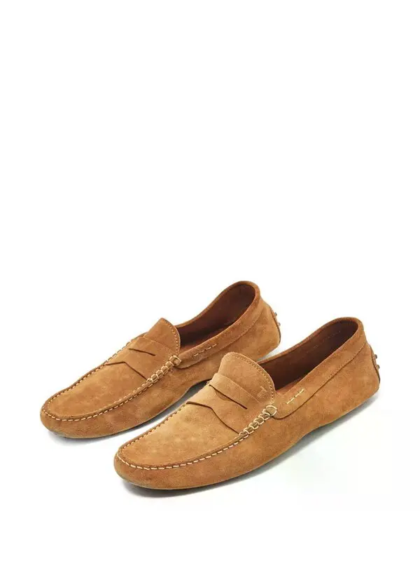 TOD'S Suede Penny Loafers