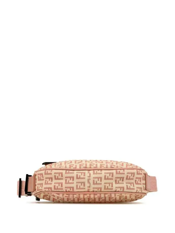 Fendi 2000-2010 Zucchino Canvas Crossbody Bag