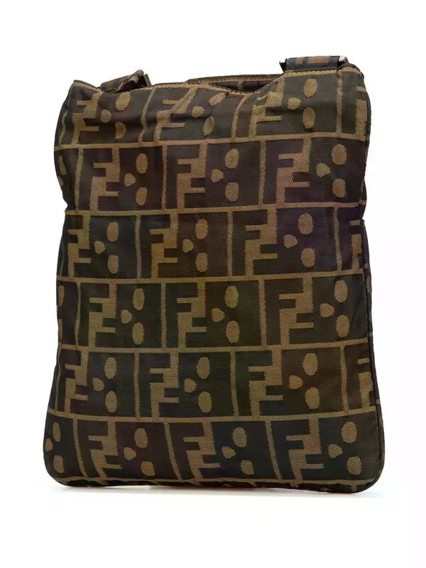 Fendi Zucca Canvas Skull Crossbody Bag