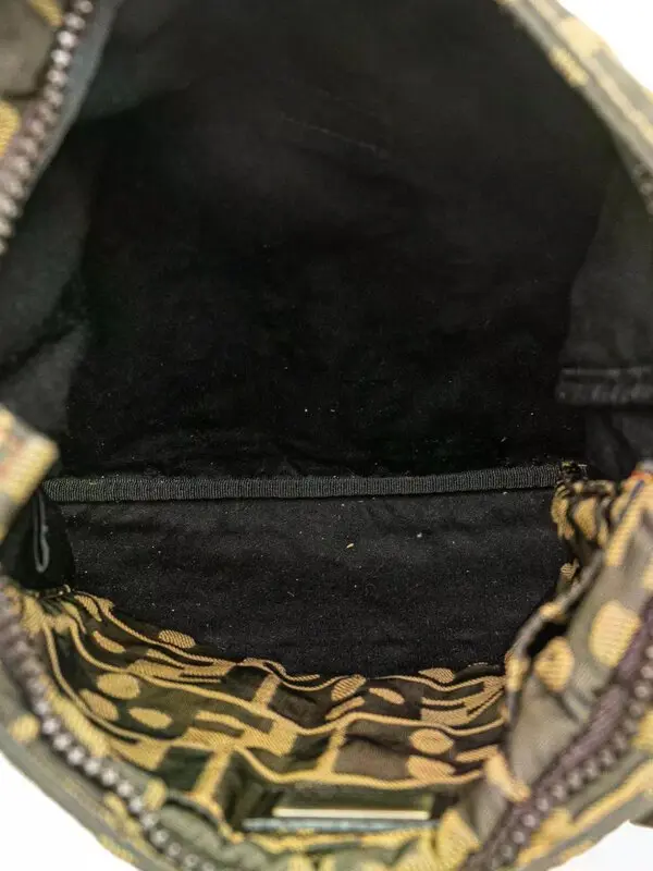 Fendi Zucca Canvas Skull Crossbody Bag