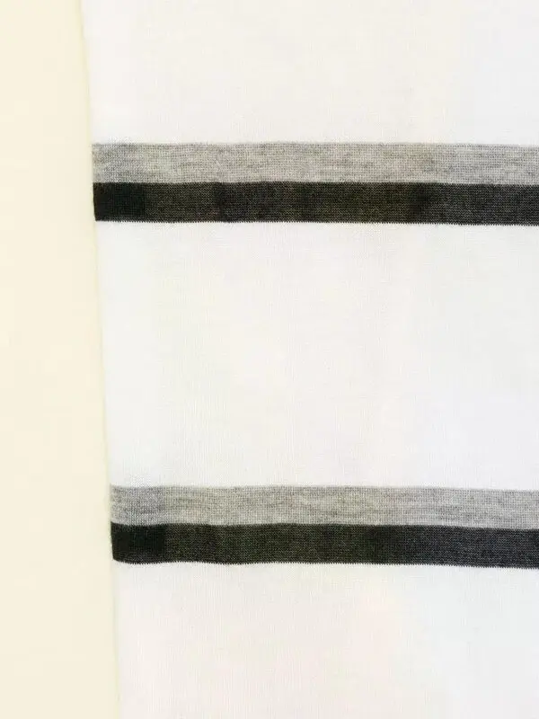 Gucci Stripe Wool Scarf